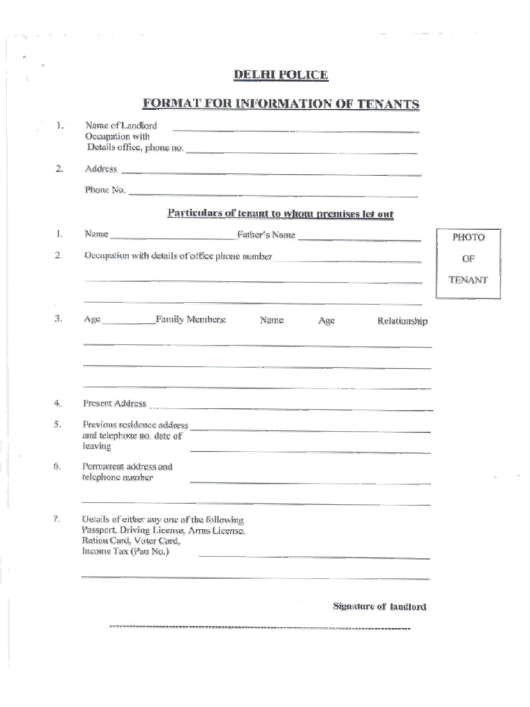 Microsoft Word - Tenant - Verification - Form | PDF