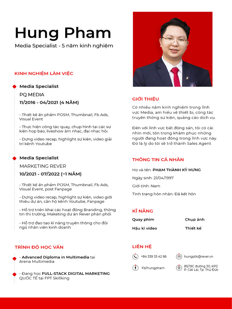 CV - Pham Thanh Ky Hung | PDF