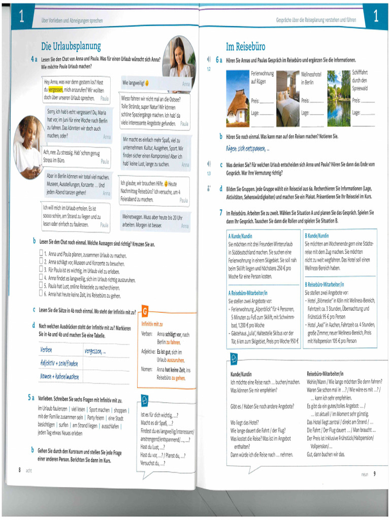 Lektion 1 Reiseplanung | PDF