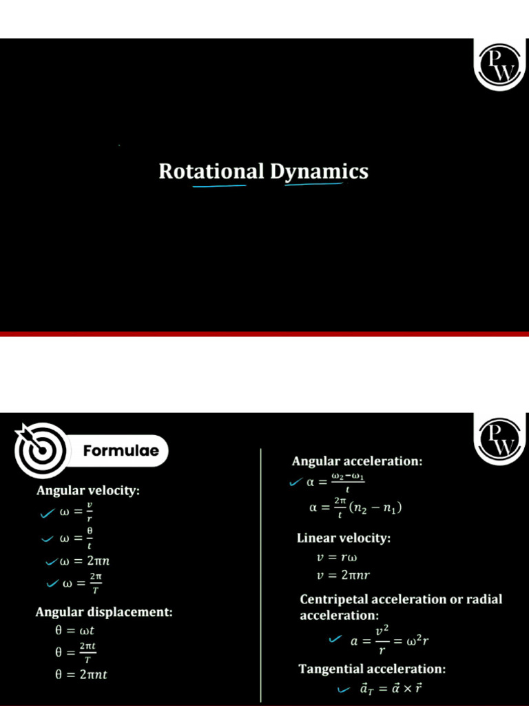 Rotational Dynamic | PDF