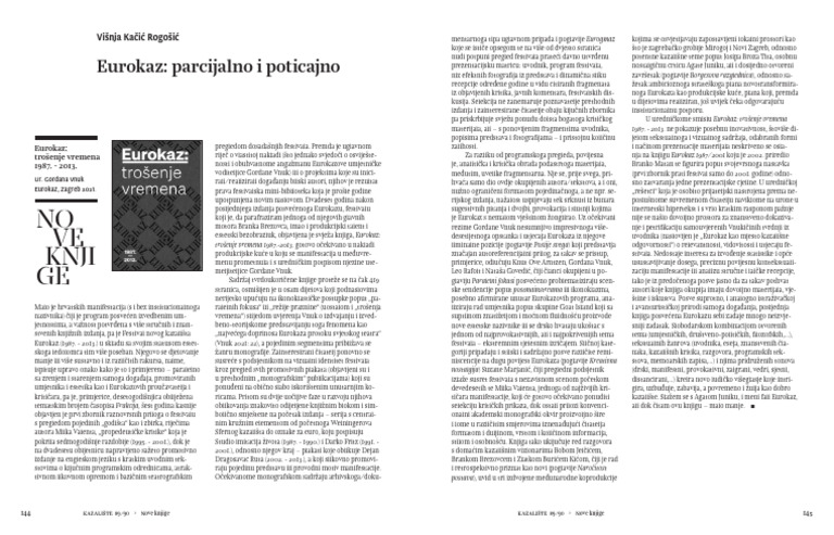 Kazaliste 88-89 22 Kacic-Rogosic | PDF