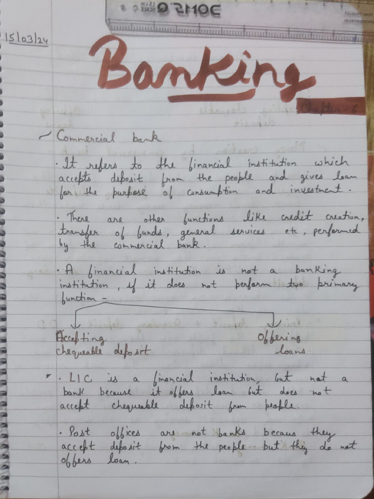 Banking Notes | PDF
