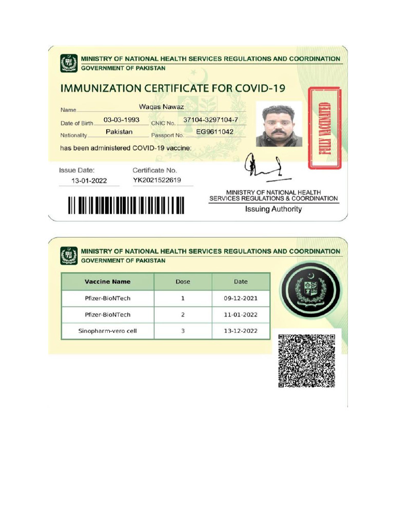 VAccination Card | PDF