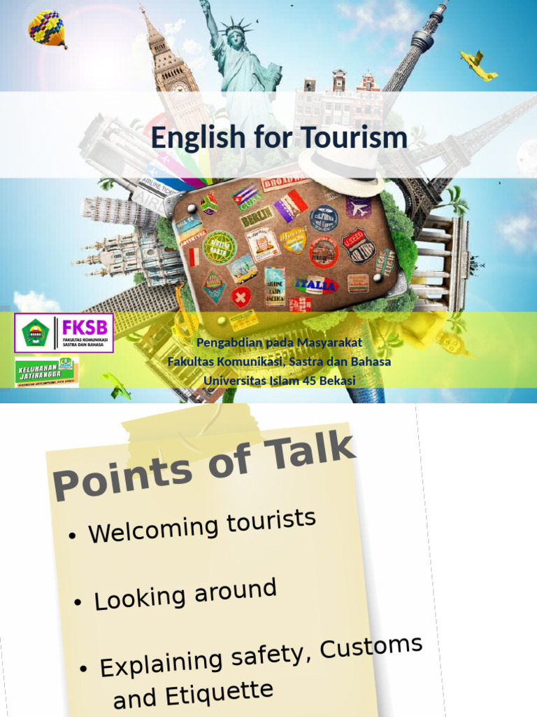 English for Tourism | PDF