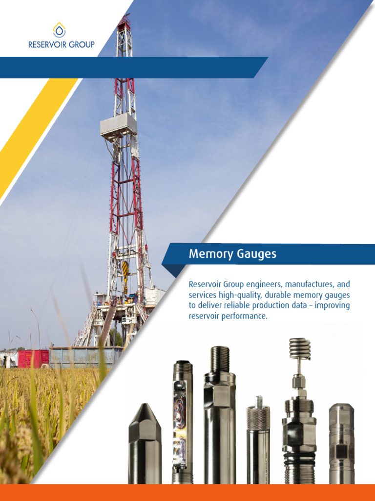 Durable Memory Gauges for Reservoirs | PDF | Reservoir