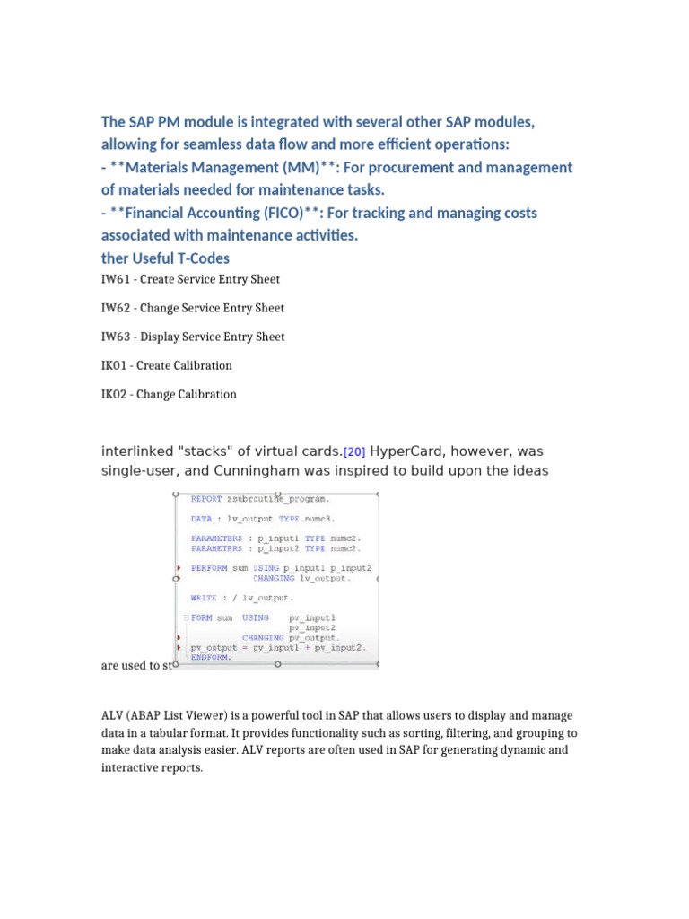 ABAP Dictionary Documentation | PDF