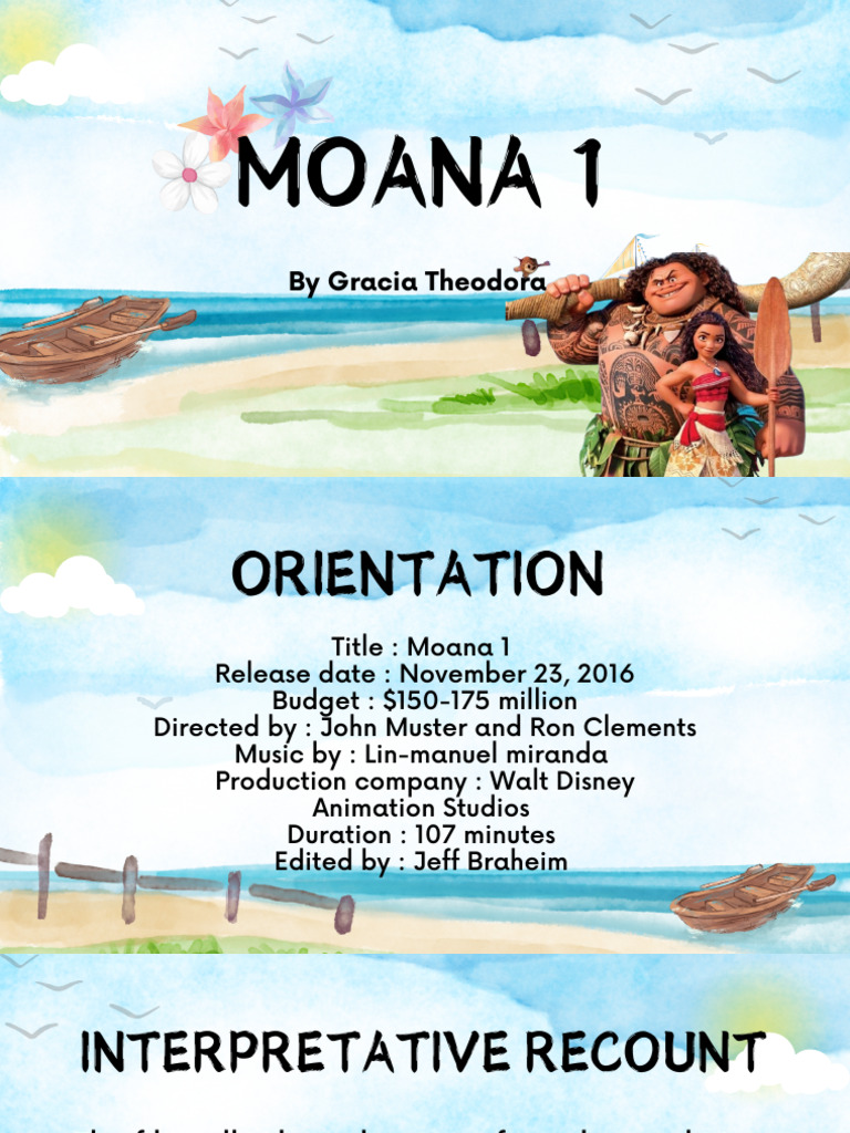 A Review On Moana 1 | PDF