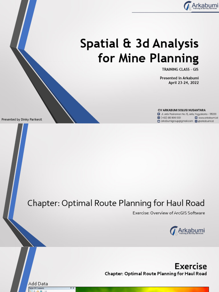 3D Mine Planning in Arkabumi | PDF | Geographic Information System ...