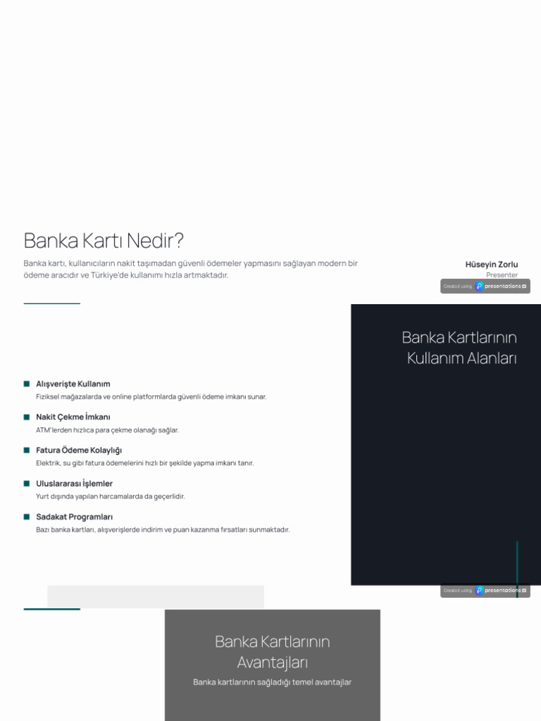 Understanding Banka Kartı in Finance | PDF