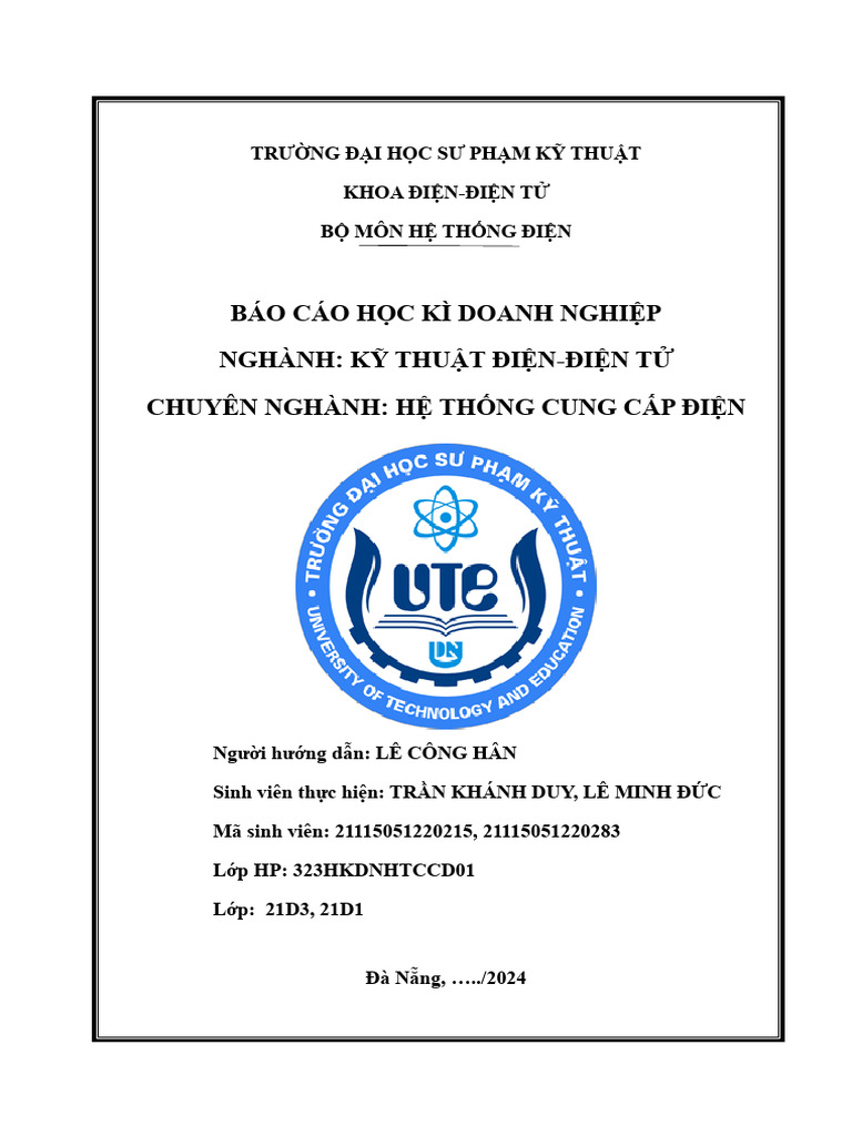 Baocao HKDN323 | PDF