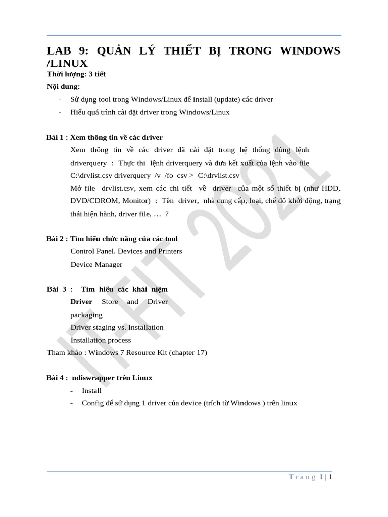 Lab9 - Quan Ly Thiet Bi | PDF