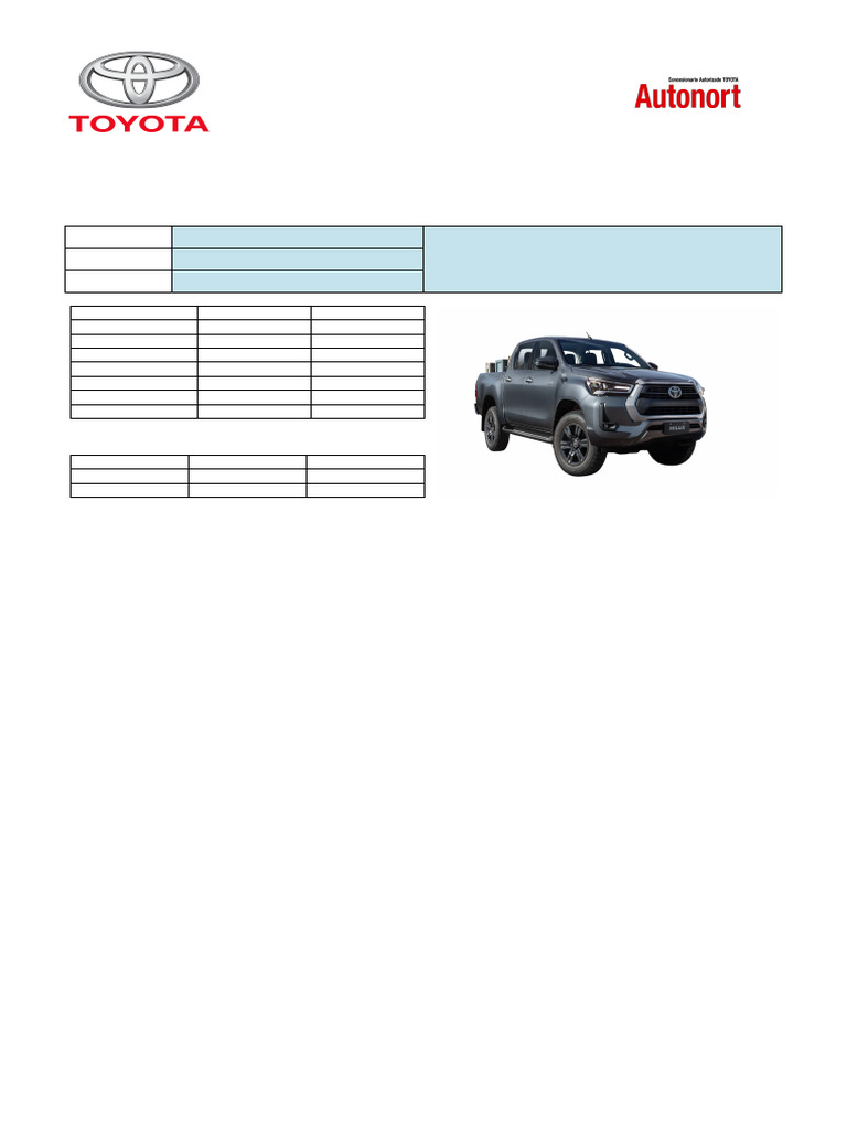 Alexis Toledo - Hilux | PDF | Sistema de freno antibloqueo | Toyota