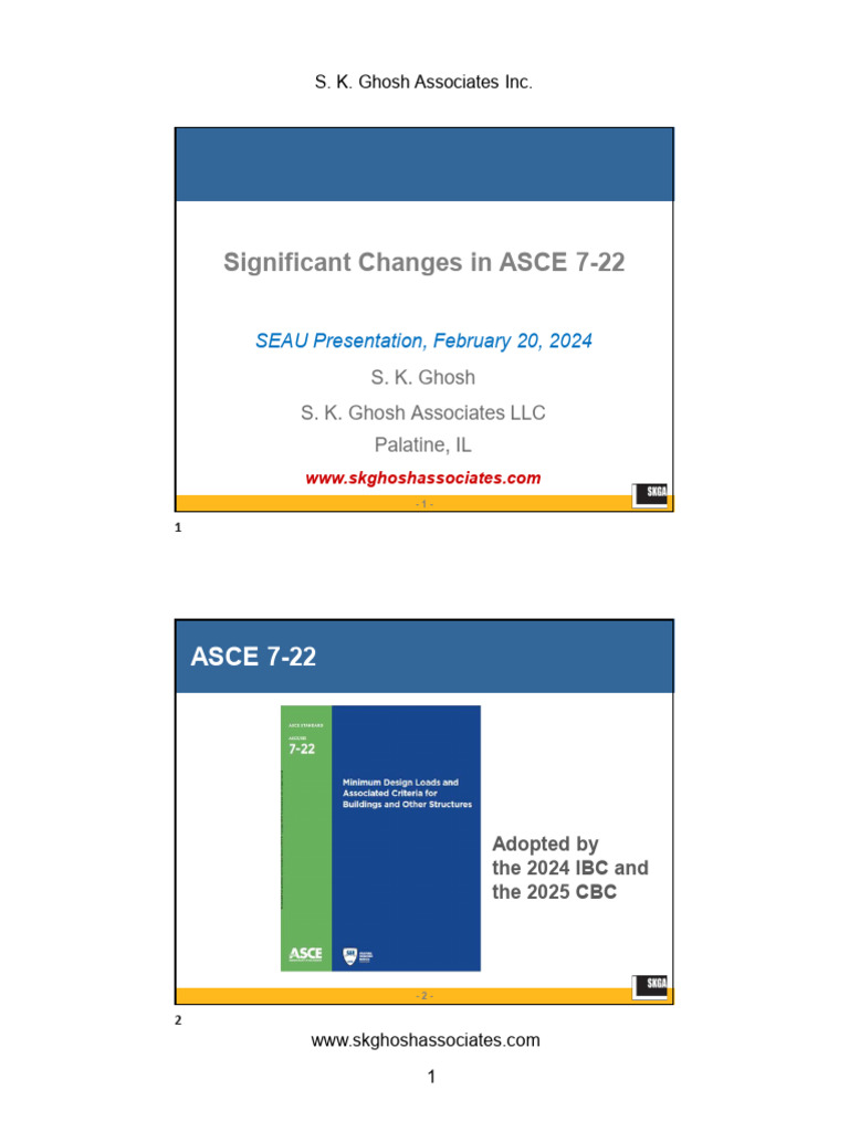 ASCE 7-22 Significant Changes Overview | PDF | Storm Drain | Rain