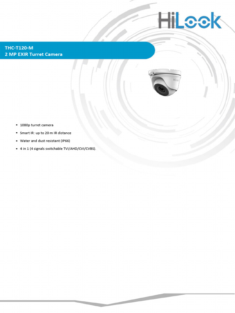 THC-T120-M Datasheet 20230807 | PDF