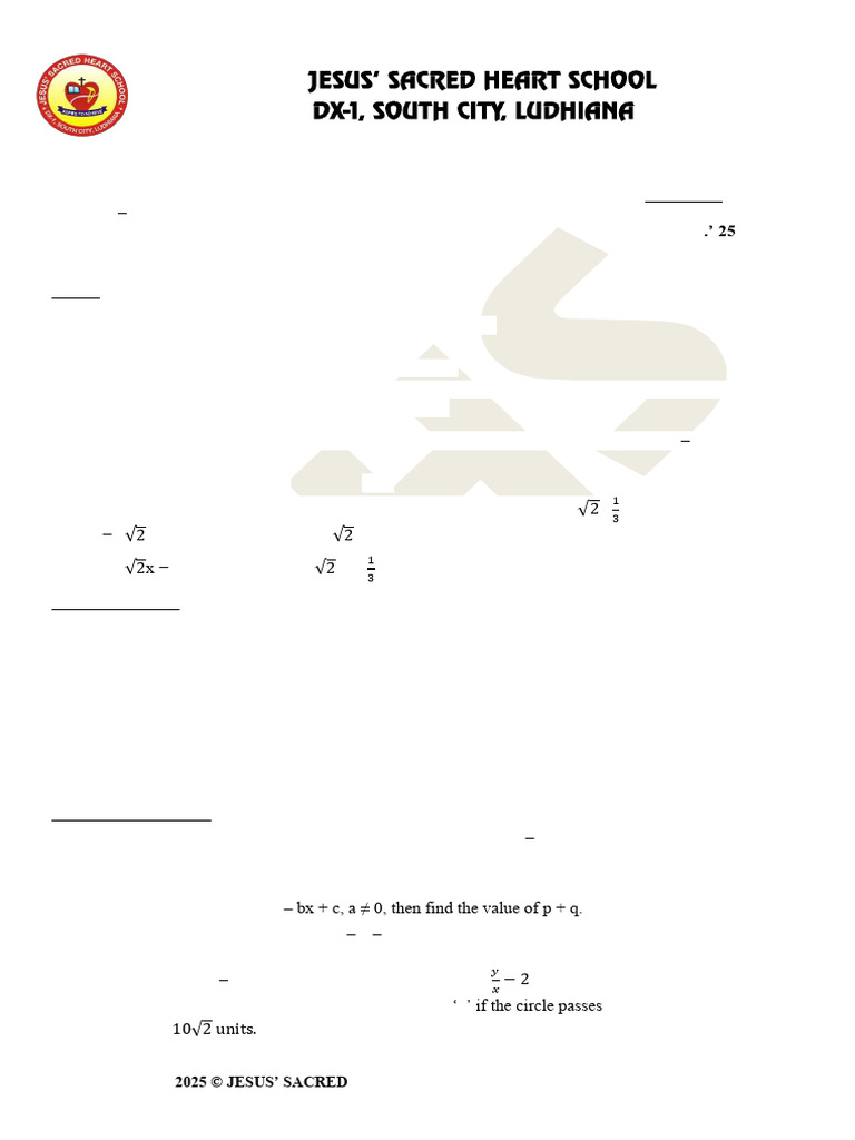 G10 01 MATH CBA Ch 2, 3 , 7 APR 25 | PDF | Elementary Mathematics | Algebra