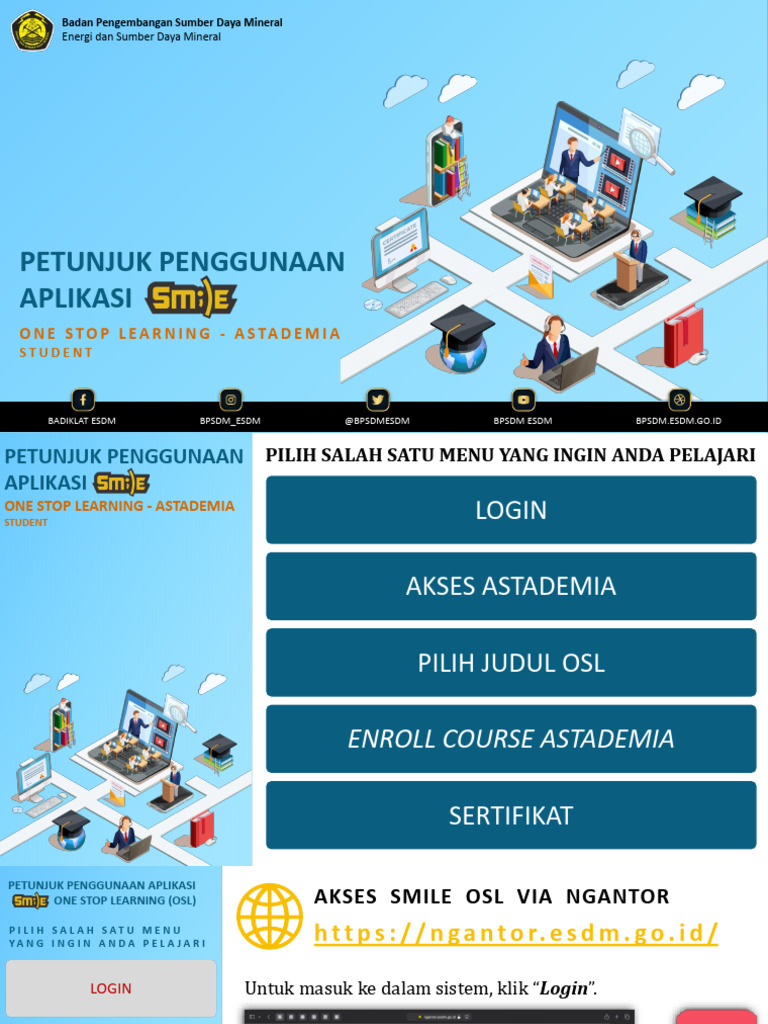 Petunjuk Penggunaan SMILE OSL Tahun 2024 - Platfrom Edx | PDF
