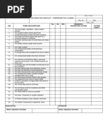 Gas Cylinder Inspection Checklist | PDF | Gas Technologies | Mechanical ...