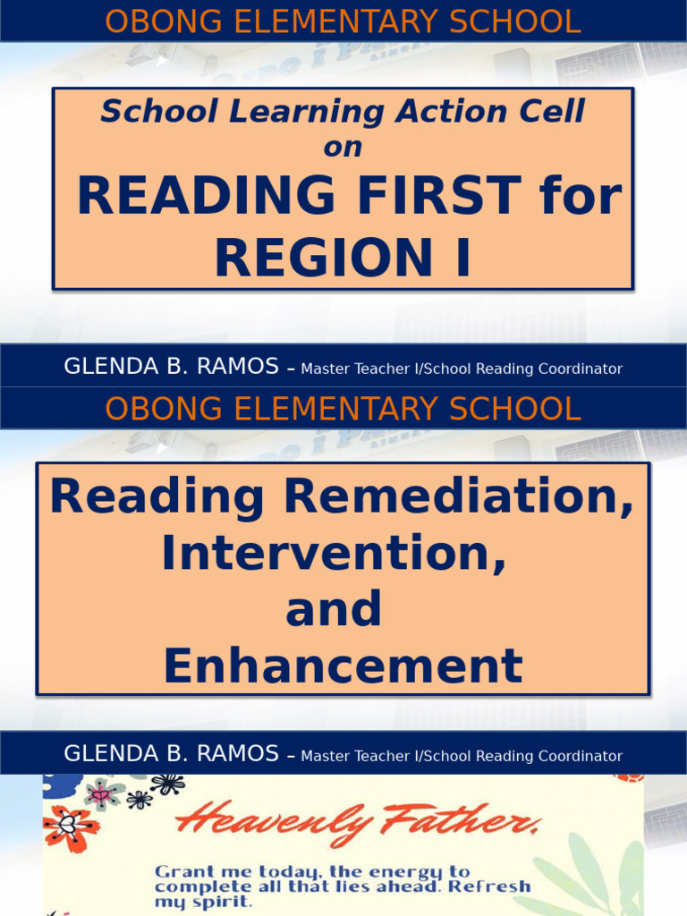 SLAC - READING 1st - 2022-2023 | PDF