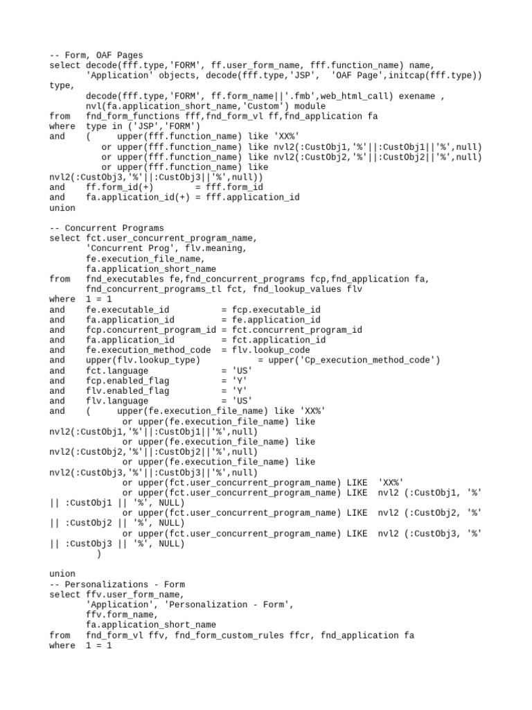 Impo Query Get All Objects | PDF