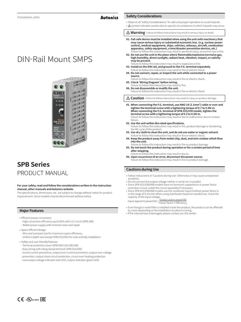 SPB en Tcd220029aa Modi 20221108 Manual W | PDF | Electricity | Electrical Engineering