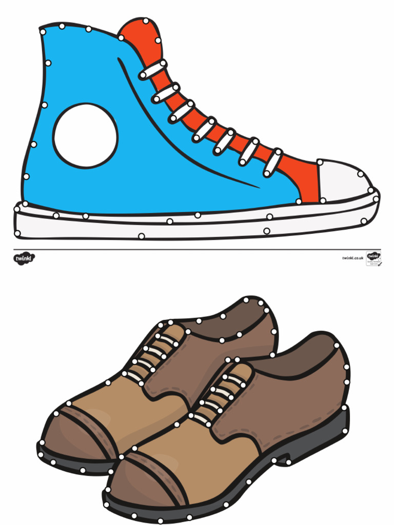 Shoe Themed Threading Cards | PDF