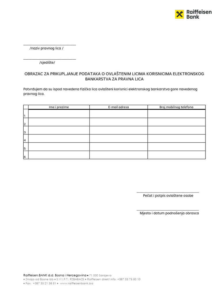 Obrazac Za Prikupljanje Podataka 18122024 2 | PDF