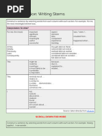 Reflective Vocabulary Writing Guide | PDF | Reflective Practice ...