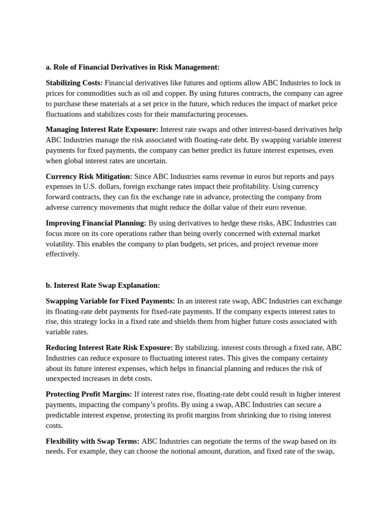 Assignment 1 Financial Engineering | PDF | Financial Risk | Hedge (Finance)