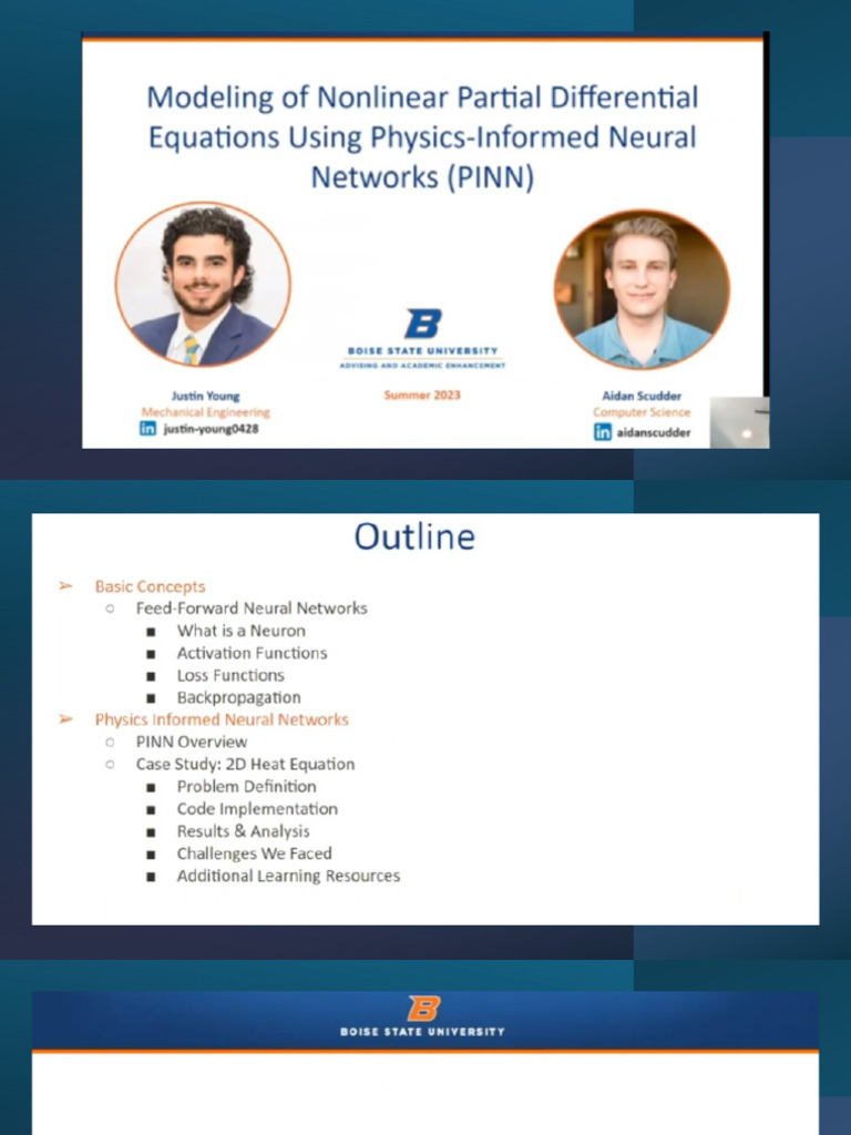 (PHD) PINNs - Modeling Nonlinear Complex PDEs With AI | PDF