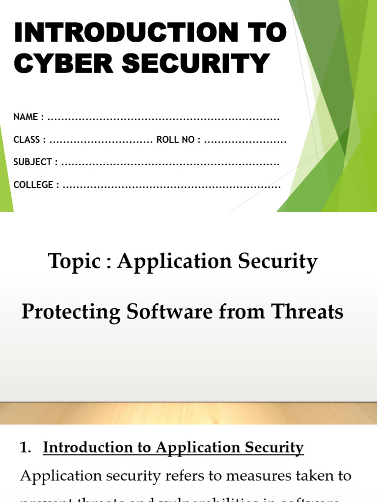 Cyber Security PPT PDF Mcom 4 Sem | PDF