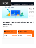 Class 8 History Chapter 2 Notes - From Trade to Territory Free PDF | PDF