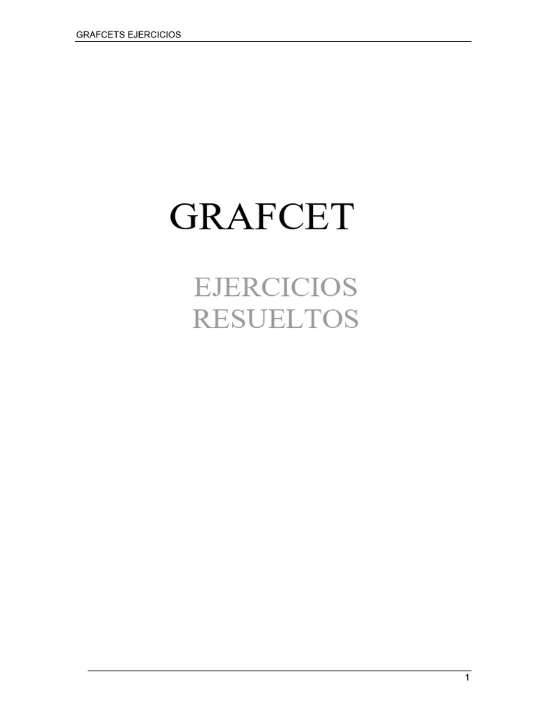 Ejercicios Repaso Grafcet BOLETIN50 | PDF | Perforar