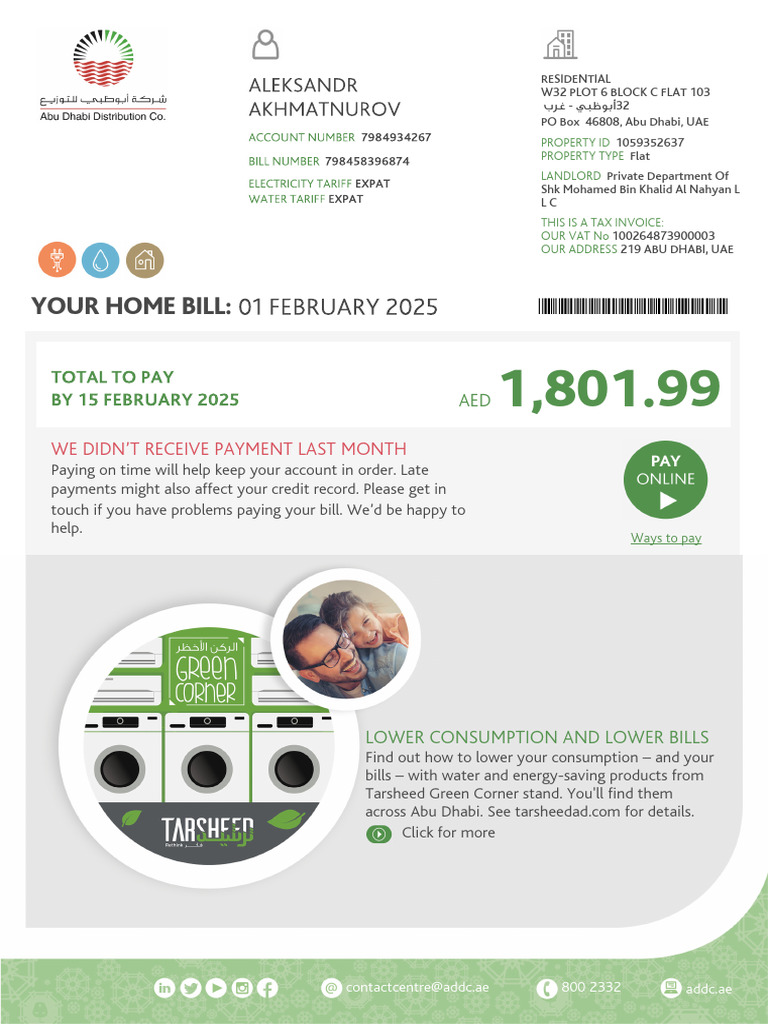 667506476-Water-Electricity-Bill-as-of-24-02-2025 | PDF | Value Added ...