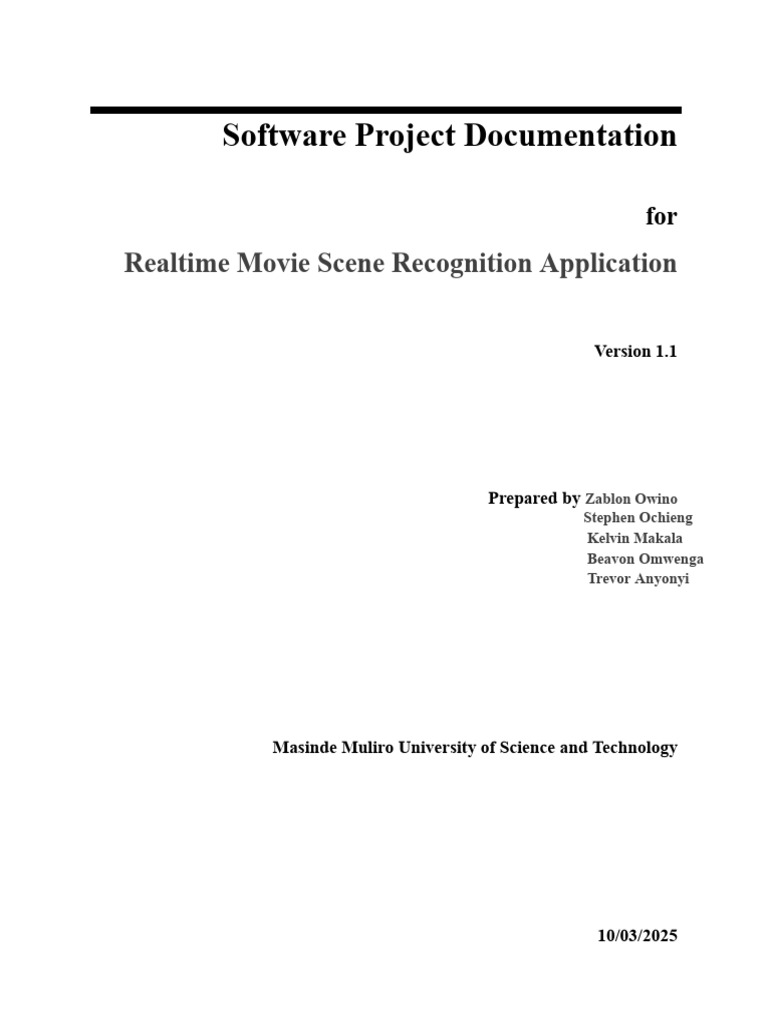 Realtime Movie Scene Recognition Docs | PDF | Computing | Information ...