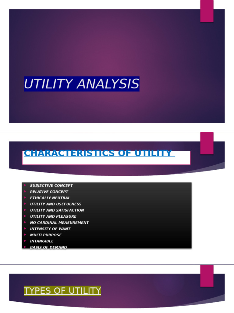 Understanding Utility Concepts | PDF