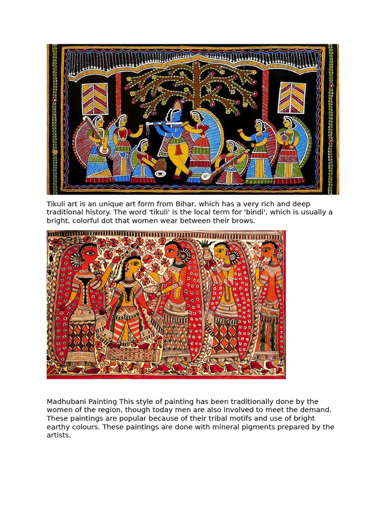 Tikuli Art: Bihar's Unique Craftsmanship | PDF