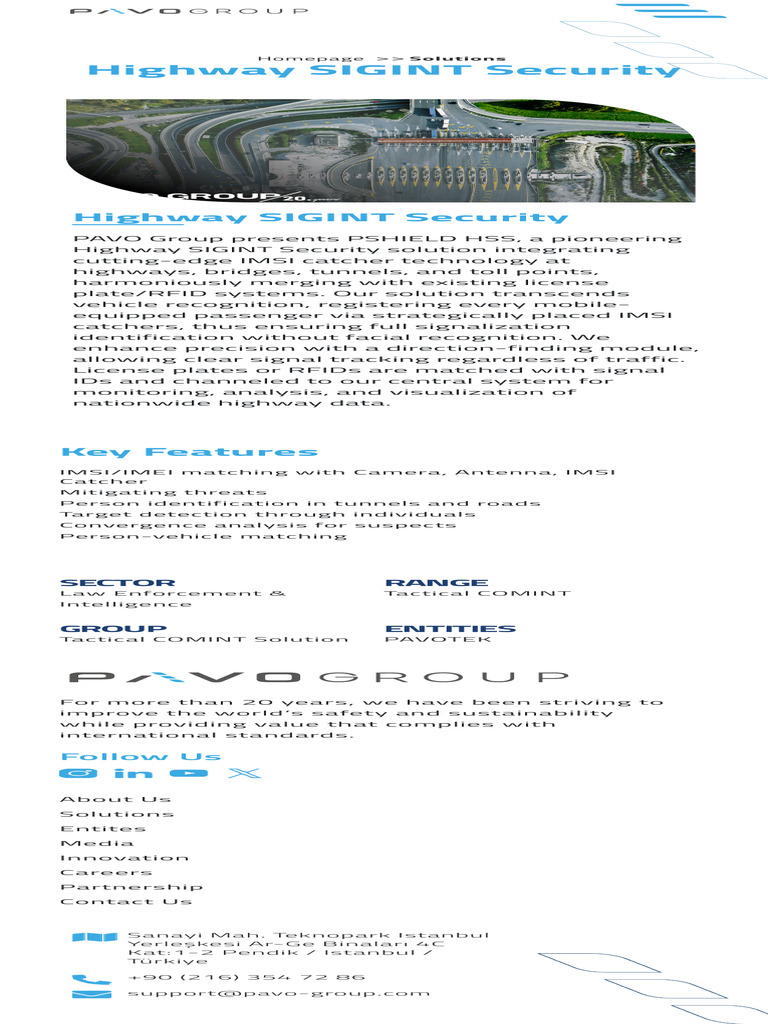 Highway SIGINT Security Solutions | PDF