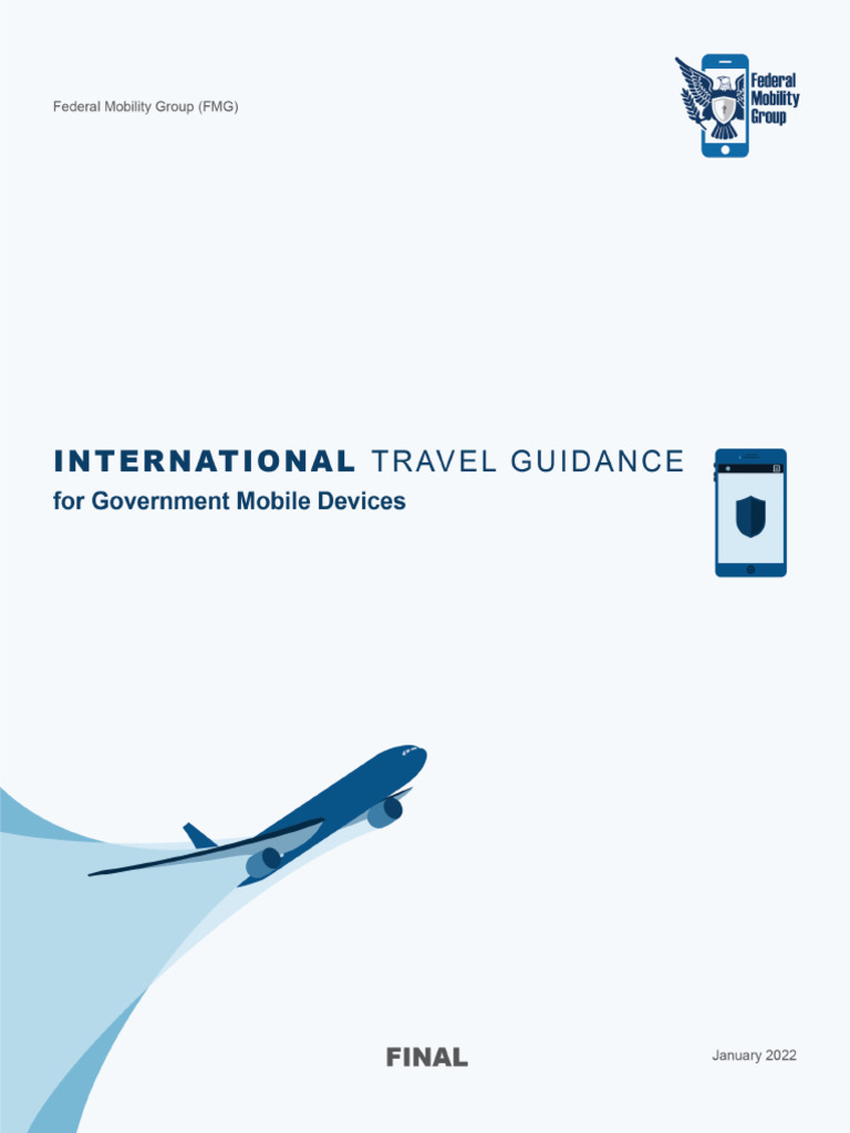 FMG International Travel Guidance -Final | PDF | Security | Computer ...