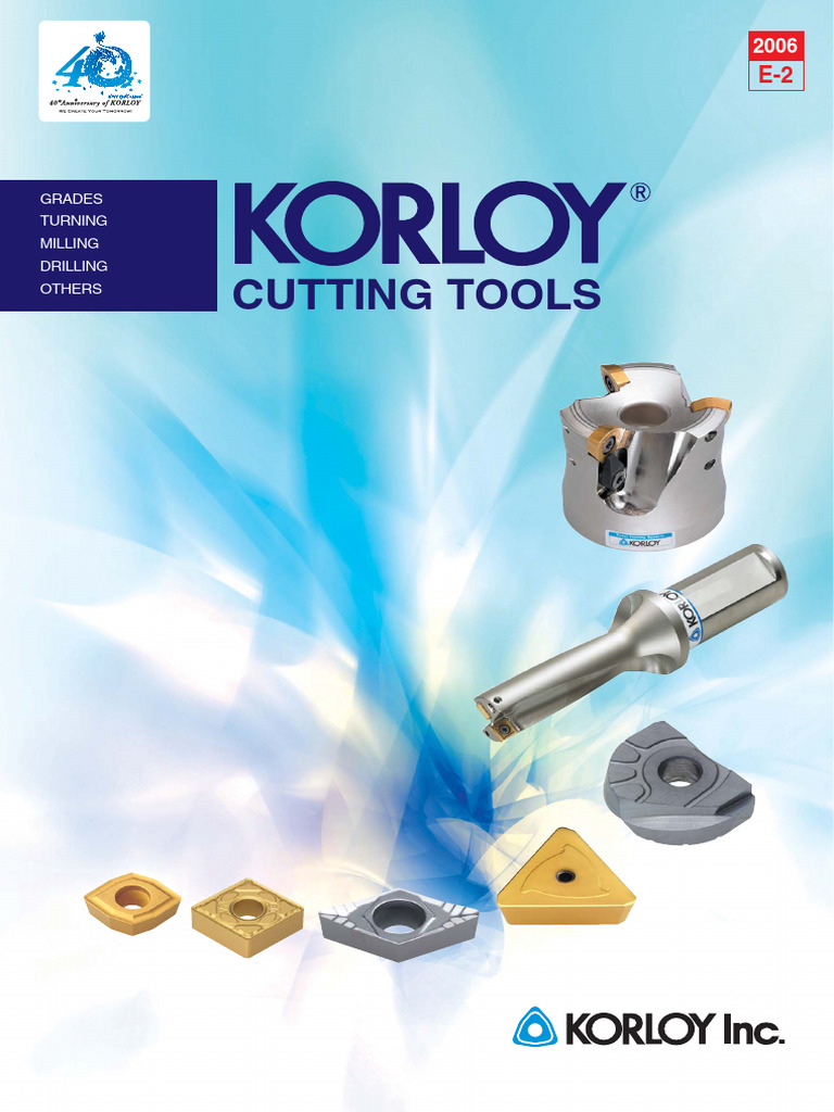 Korloy E-2 | PDF | Physical Sciences | Building Engineering