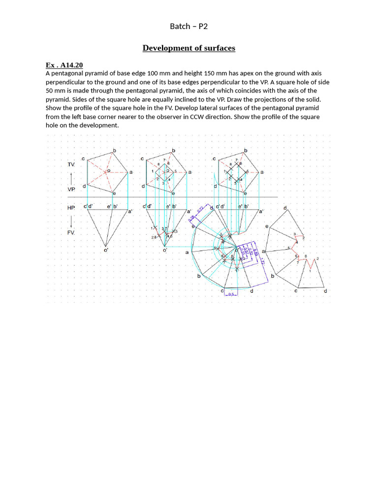 P7- Development of surfaces | PDF