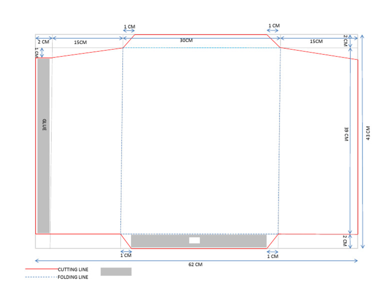 Cutting and Folding Dimensions Guide | PDF