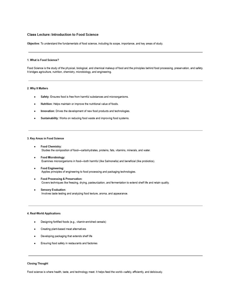 4 - Food Science | PDF