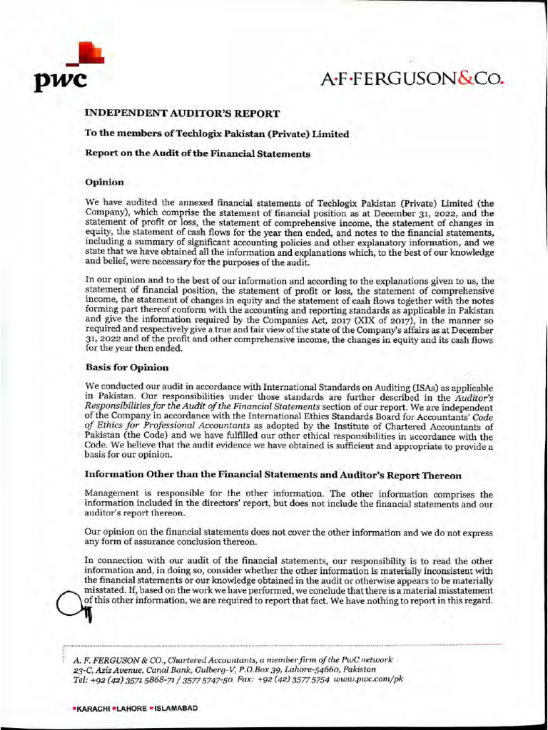 TPL Audit Report 2022 | PDF