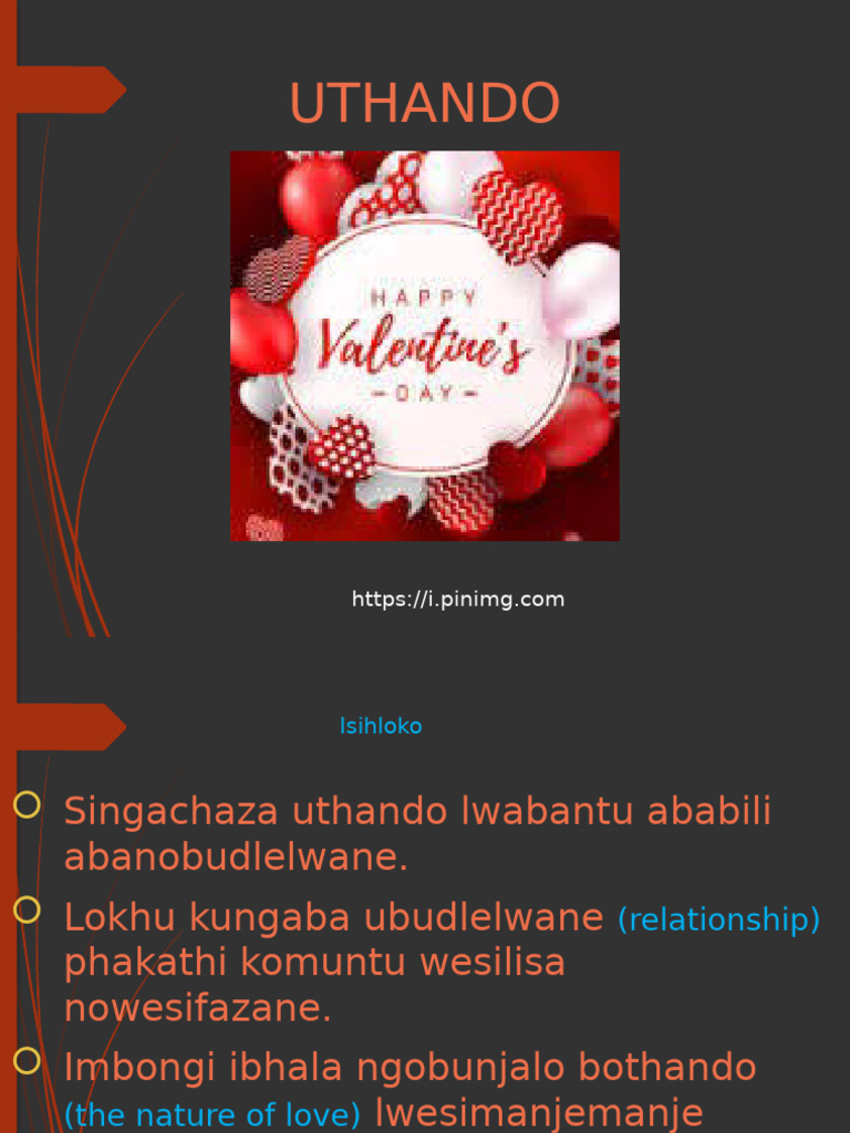 Uthando 21 KuNhlolanja 2025 | PDF