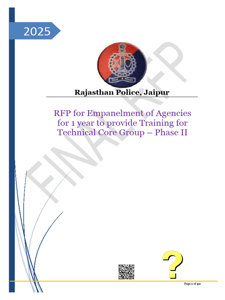 The Rajasthan Police, Through The State Crime Records Bureau (SCRB ...