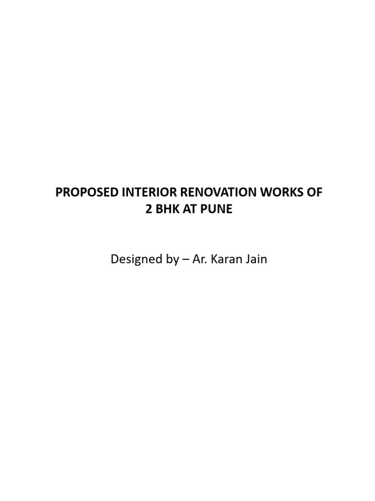 Ar Karan Jain Interior Works (1) | PDF