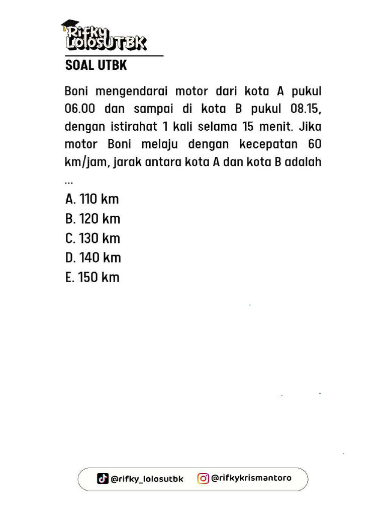 Utbk Soal | PDF