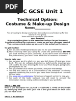 7 - Costume Design Template - PDF and Printable Version | PDF
