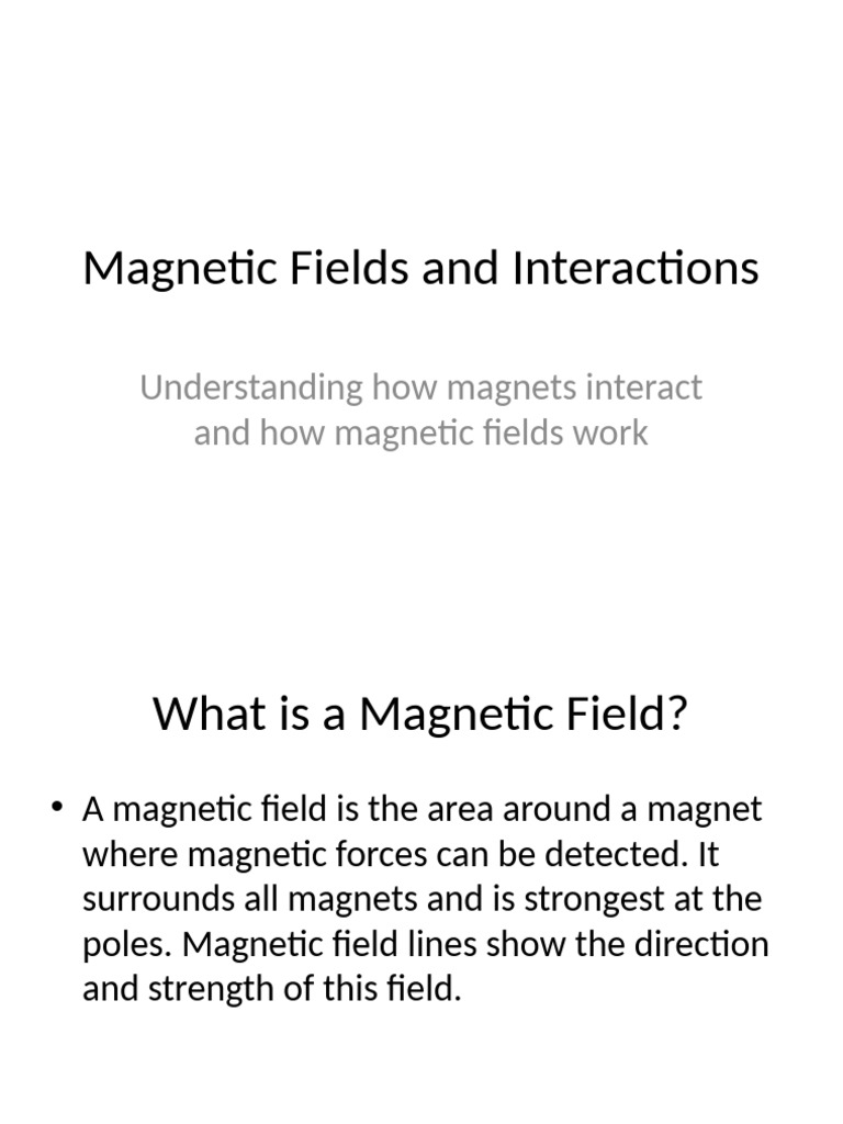Understanding Magnetic Fields | PDF
