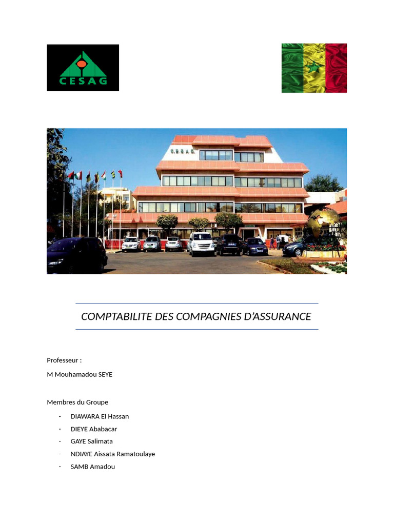 Comptabilité des Assurances: Exemples Pratiques | PDF | Assurance ...
